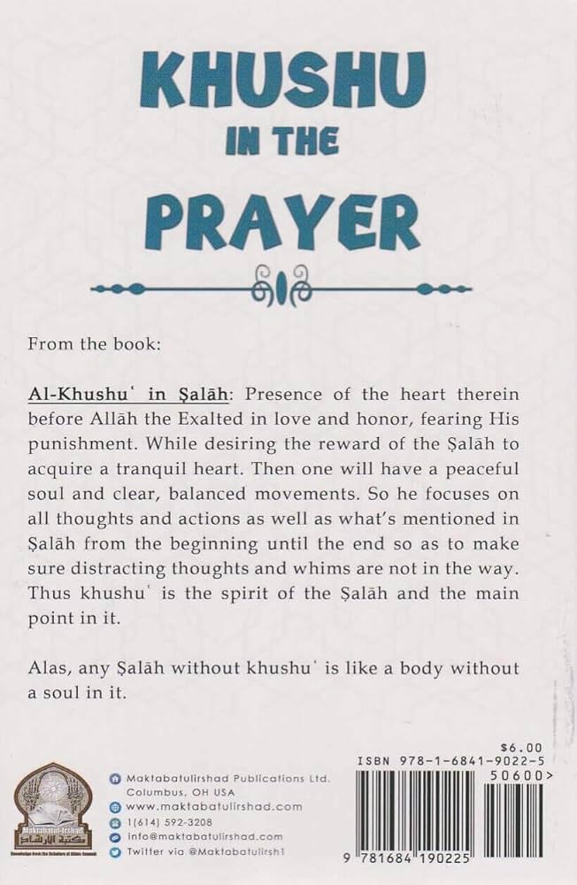 Khushu in the prayer – HalalcoStore