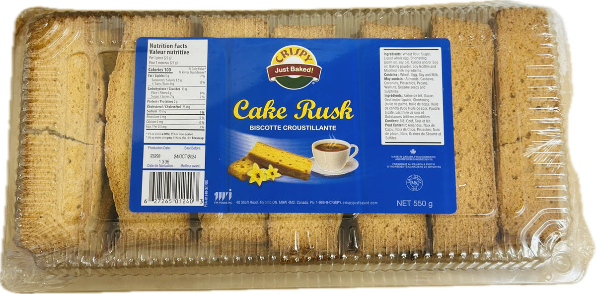 Crispy Cake Rusk 550g (Institutional Order) – HalalcoStore
