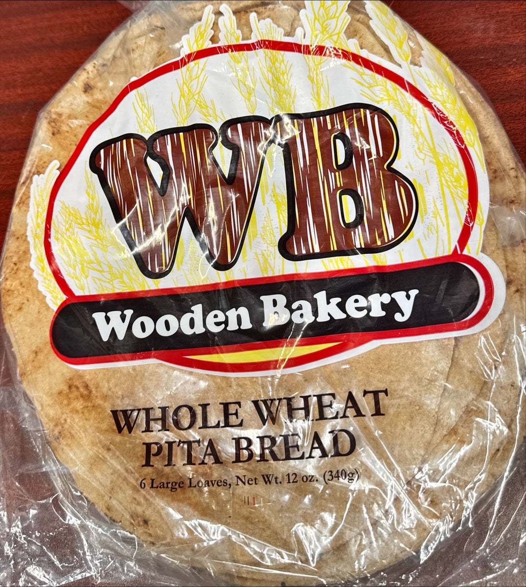Wooden Bakery Whole Wheat Pita Bread (20 oz) – HalalcoStore