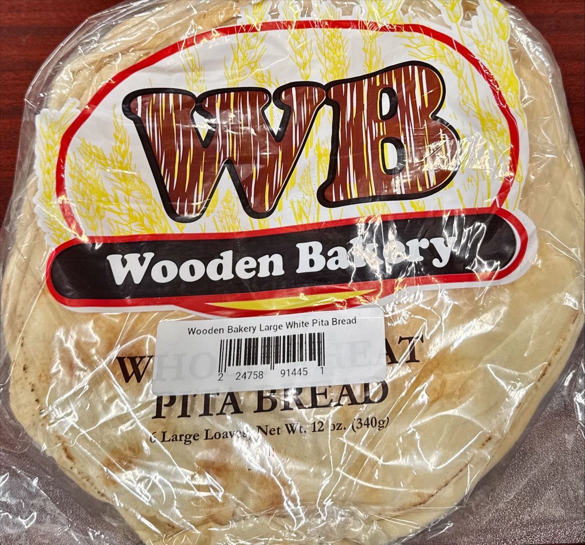 Wooden Bakery Large White Pita Bread (20 oz) – HalalcoStore