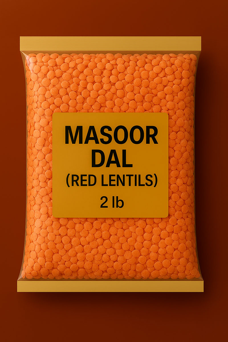 Masoor Dal (Red Lentils) 2 lb – HalalcoStore