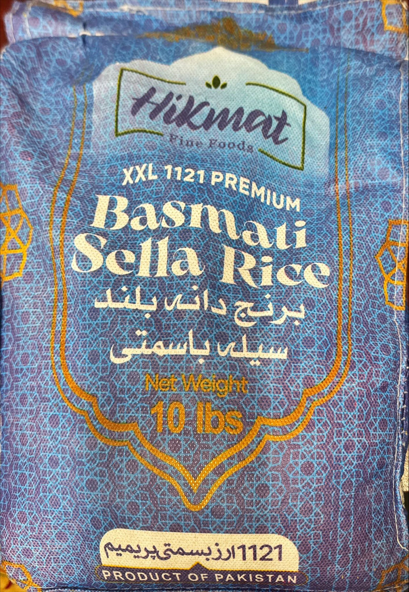 Hikmat Basmati Rice 10 lb – HalalcoStore
