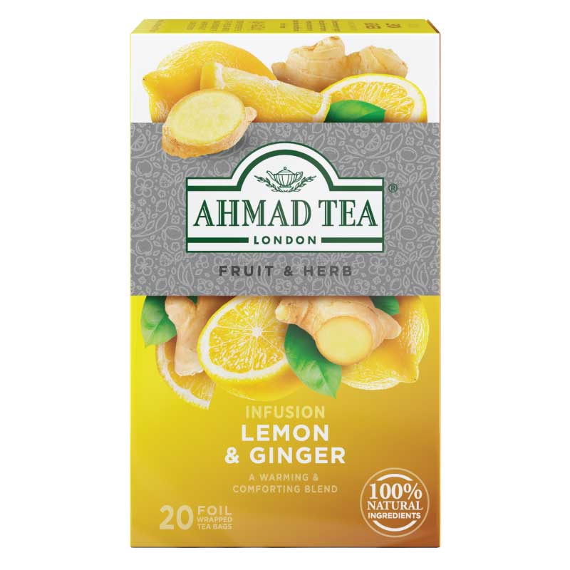 Ahmad Tea Lemon & Ginger (20 tb) – HalalcoStore