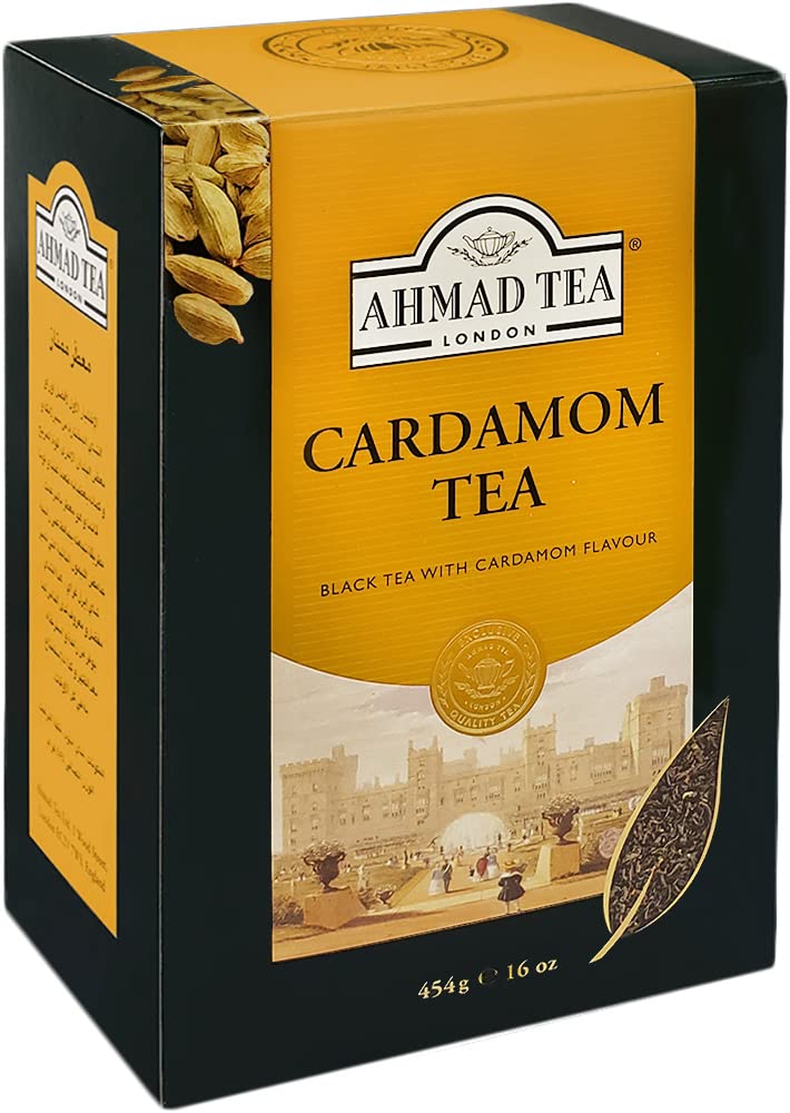 Ahmad Tea Cardamom Loose Black Tea (16Oz) – HalalcoStore
