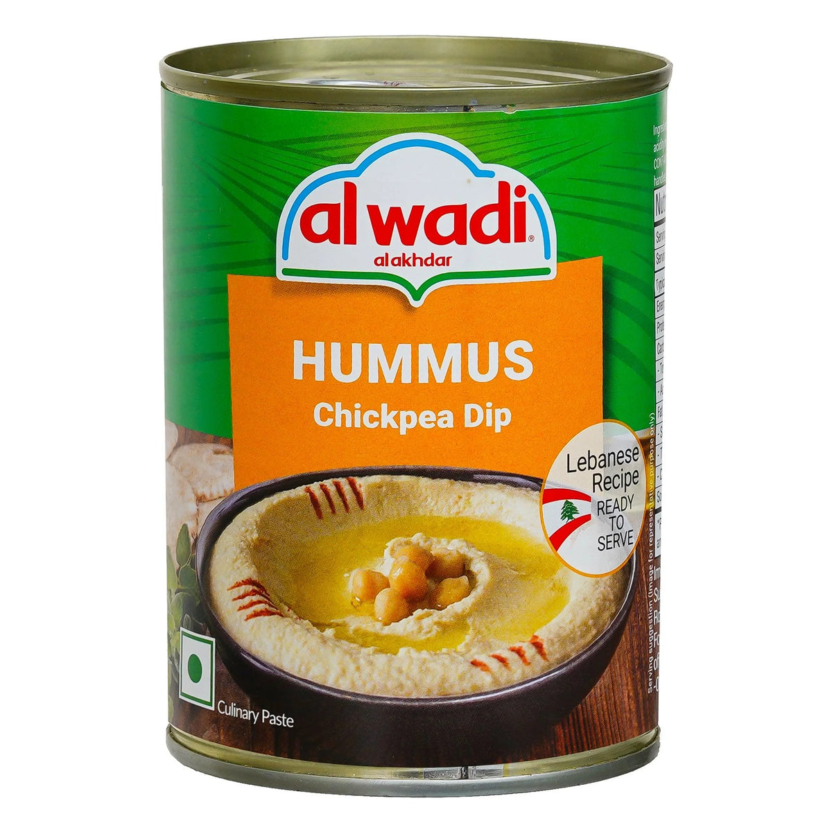 Al Wadi Hummus Chickpea Dip (14 Oz) – HalalcoStore