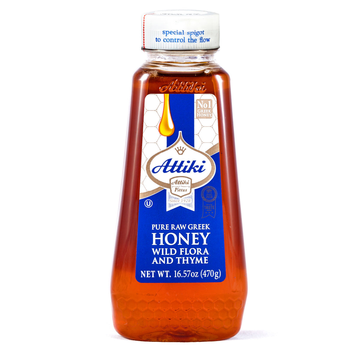 Attiki Greek Honey Wild Flora & Thyme (470 g) – HalalcoStore
