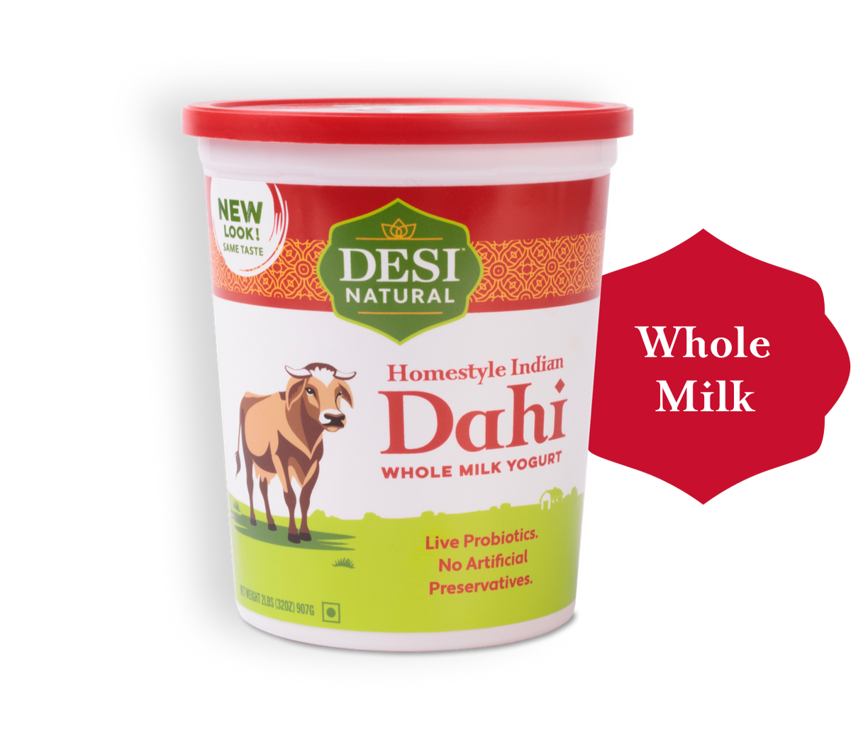 Desi Natural Dahi Whole Milk Yogurt (2Lb) – HalalcoStore