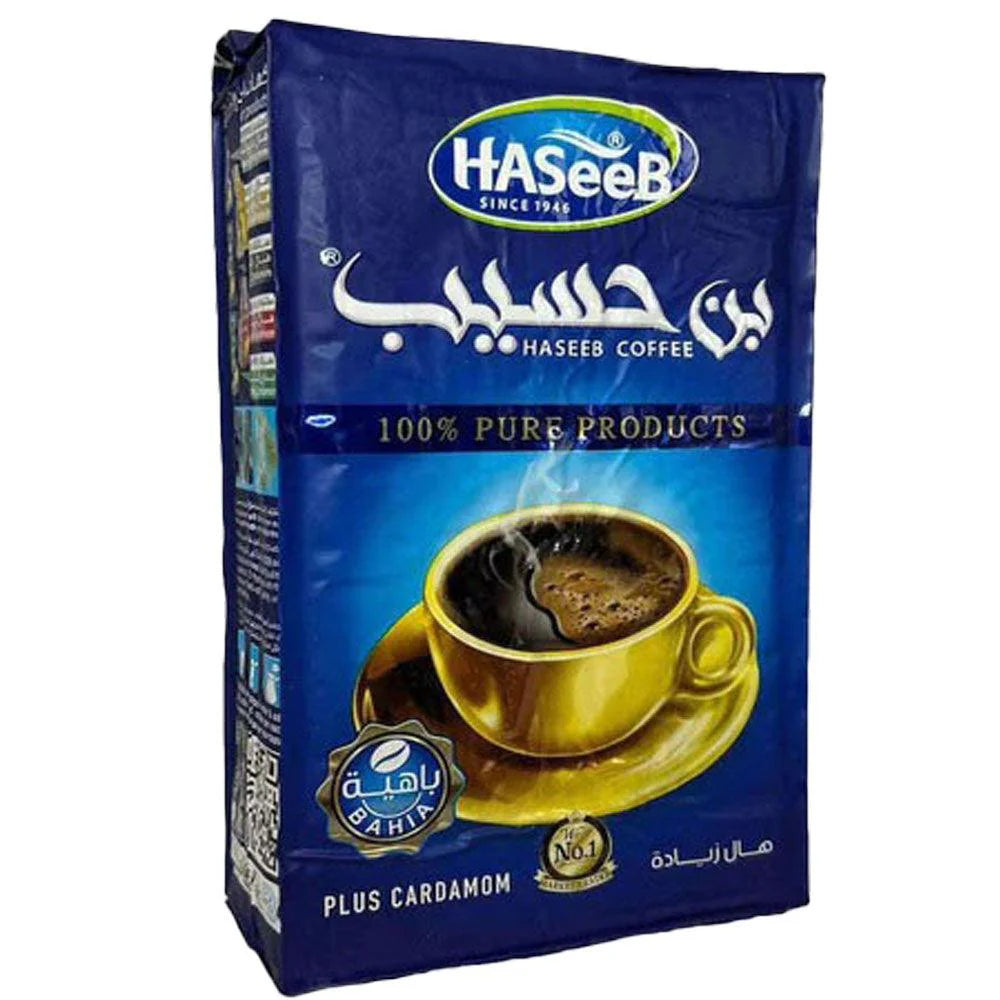 Haseeb Turkish Coffee Plus Cardamom Blue (500 g) – HalalcoStore