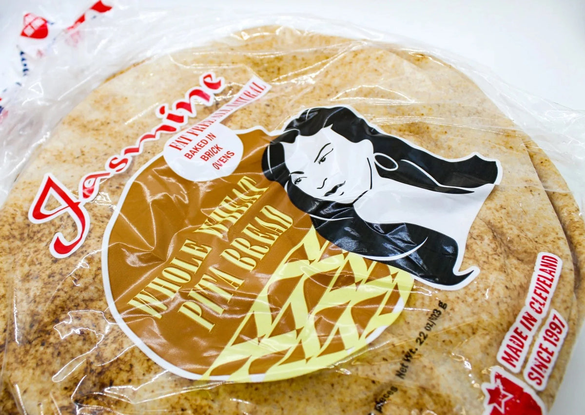 Jasmine Whole Wheat Pita Bread (22 oz) – HalalcoStore