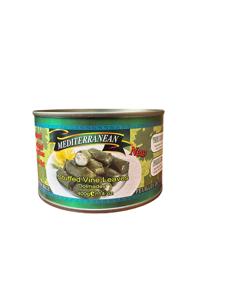 Mediterranean Stuffed Vine Leaves with Rice – 400 g – HalalcoStore