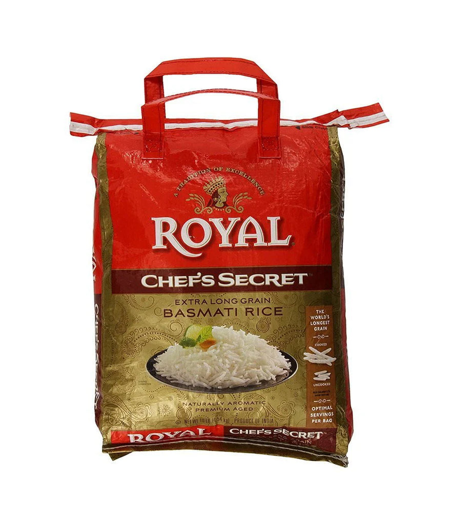 Royal Chef's Secret Basmati Rice Long Grain (10 lb) – HalalcoStore